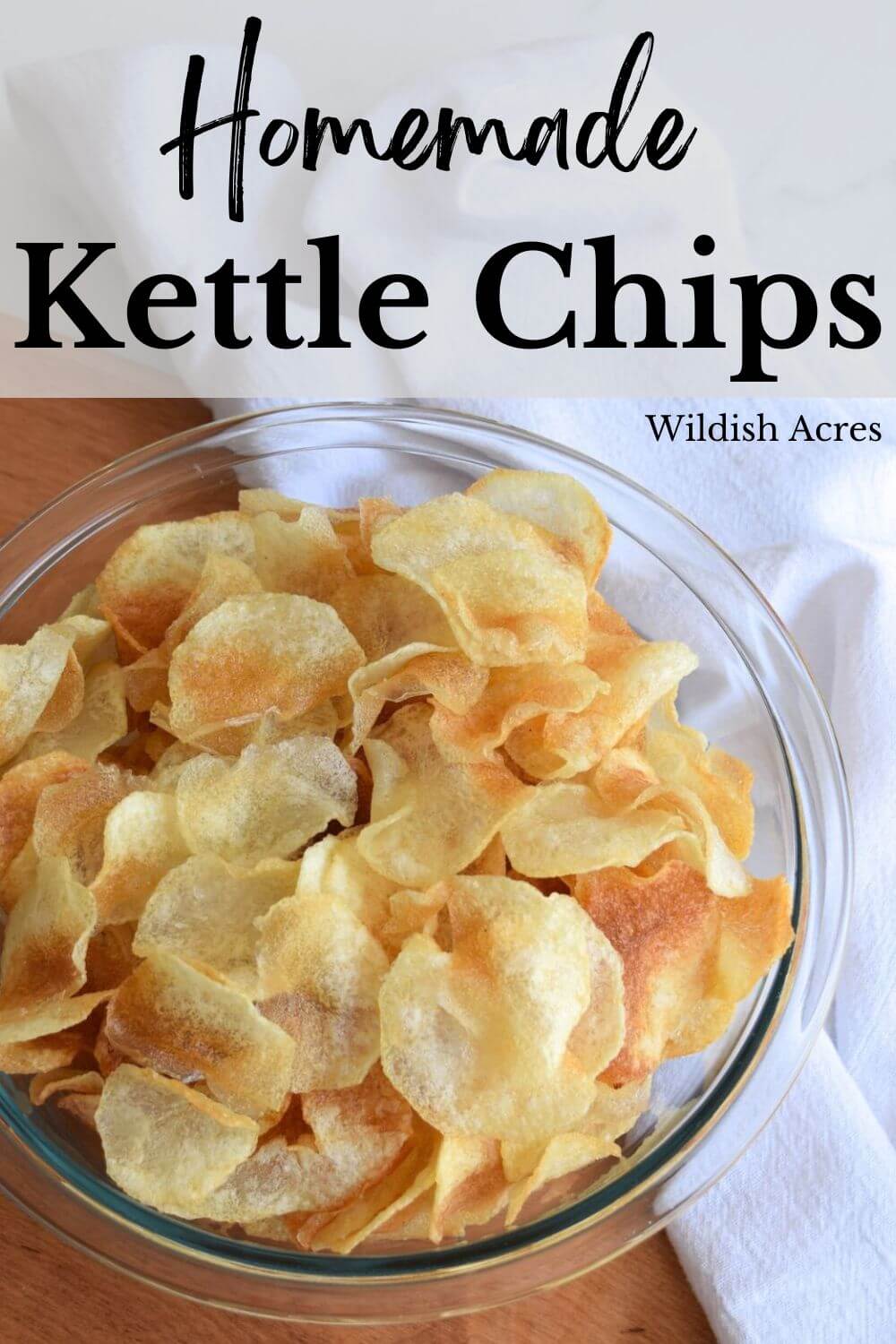 Homemade Kettle Chips - Wildish Acres