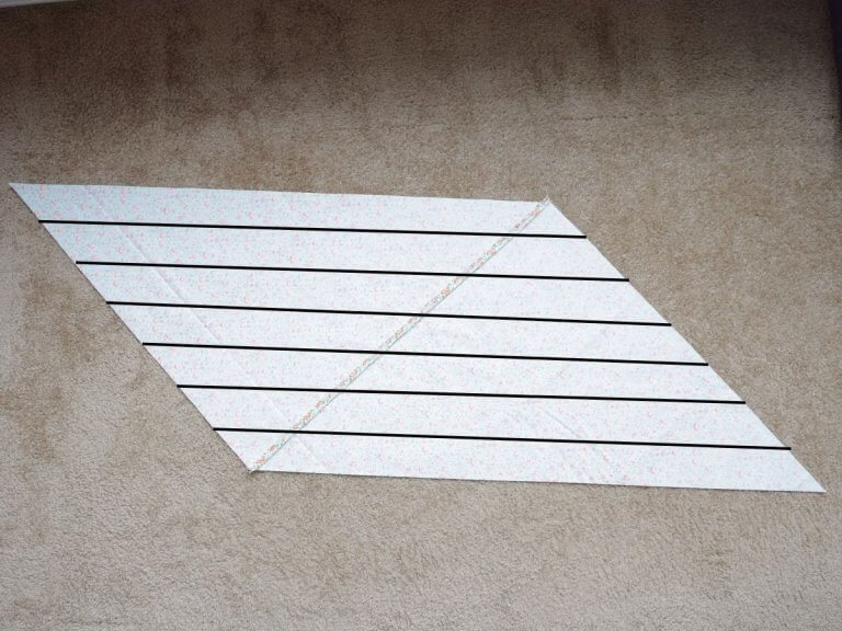 How to Make Continuous Bias Binding for a Quilt - Wildish Acres